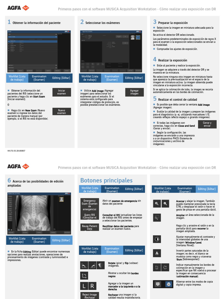 4417G ES Getting Started With MUSICA Acquisition Workstation Performing ...