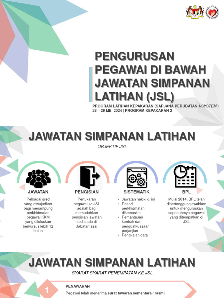 Taklimat JSL - Program Kepakaran Sarjana Perubatan (2024) | PDF