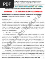 Origines et spécificités de la philosophie | PDF | Métaphysique | Raison