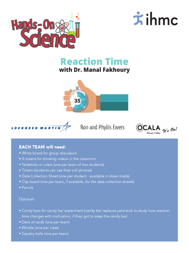 Reaction Time | PDF | Mental Chronometry | Experiment