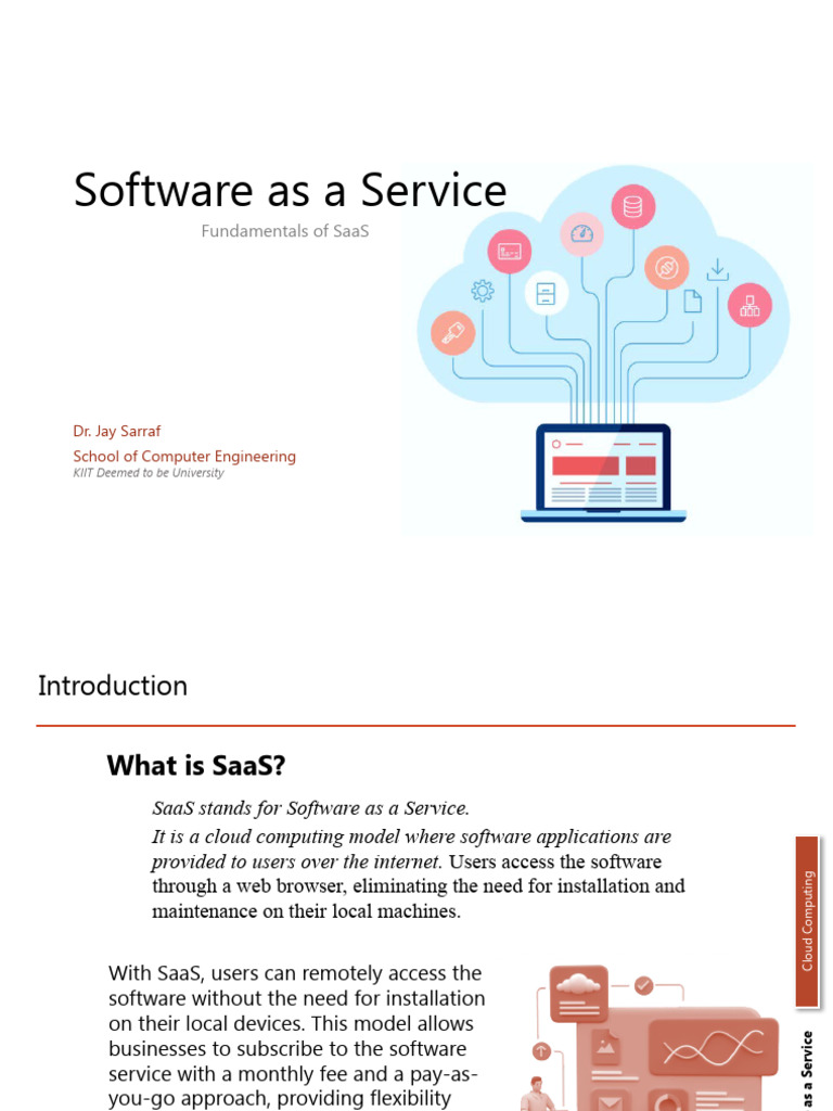 Cloud Saas | PDF | Software As A Service | Cloud Computing