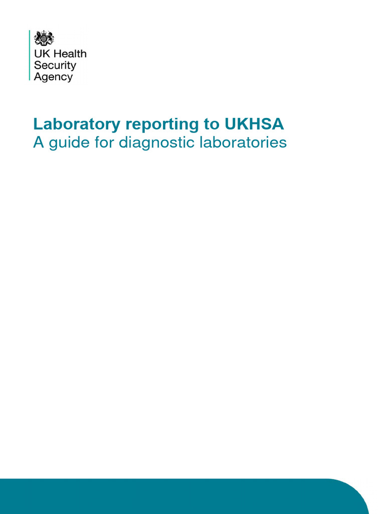 UKHSA Laboratory Reporting Guide | PDF | Infection | Hepatitis C