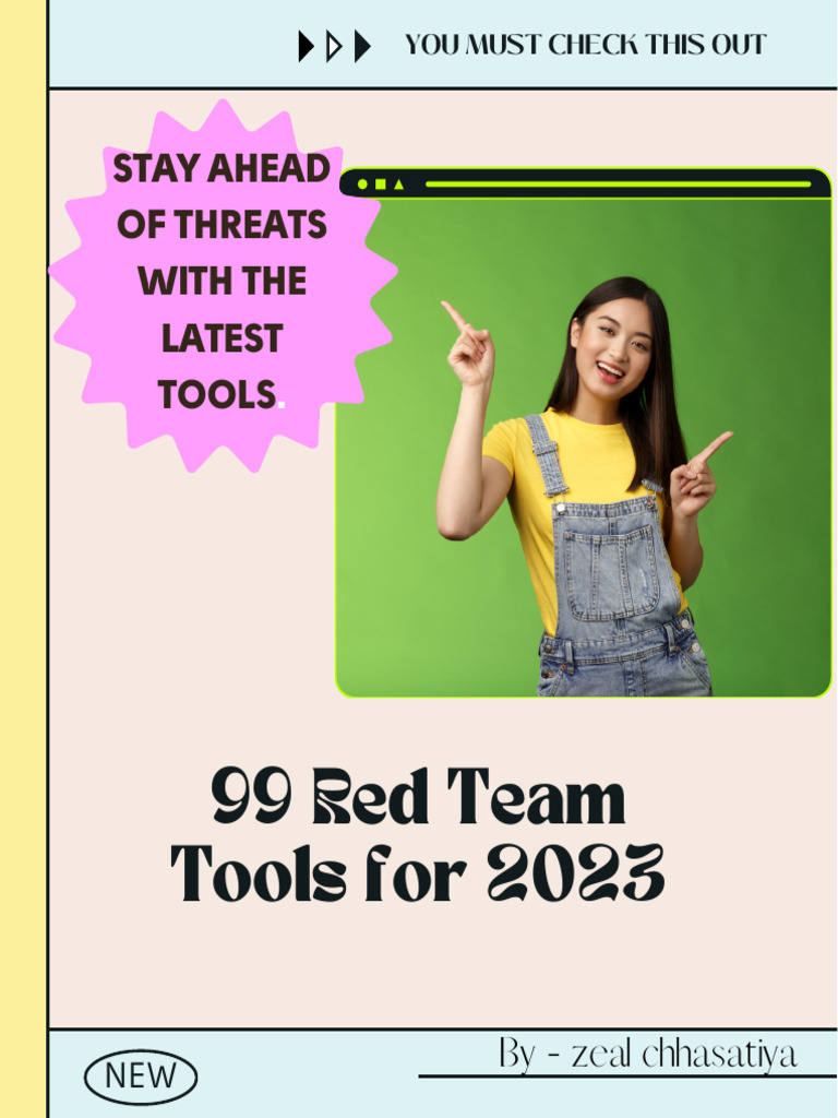 99 Essential Red Team Tools for 2023 | PDF | Security | Computer Security