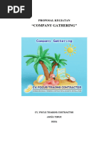 Draft Proposal Employee Gathering | PDF