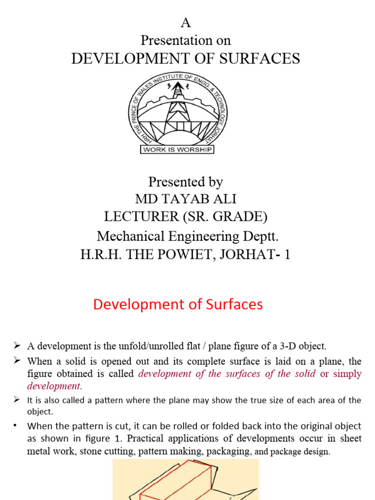 Development of Cylinder Surfaces | PDF | Rectangle | Euclidean Geometry