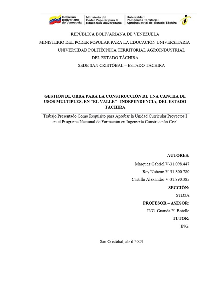 Std2a Rey - Marquez - Castillo | PDF | Recreación