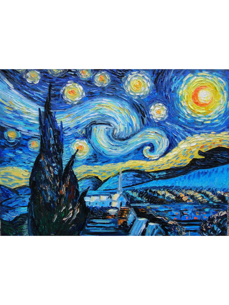 Van Goghs Most Beautiful Paintings - Life and Work | PDF