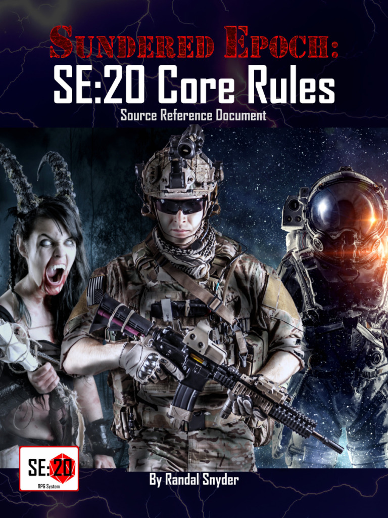 SE-20 Core Rules SRD 0.12 | PDF | D20 System | Role Playing Games