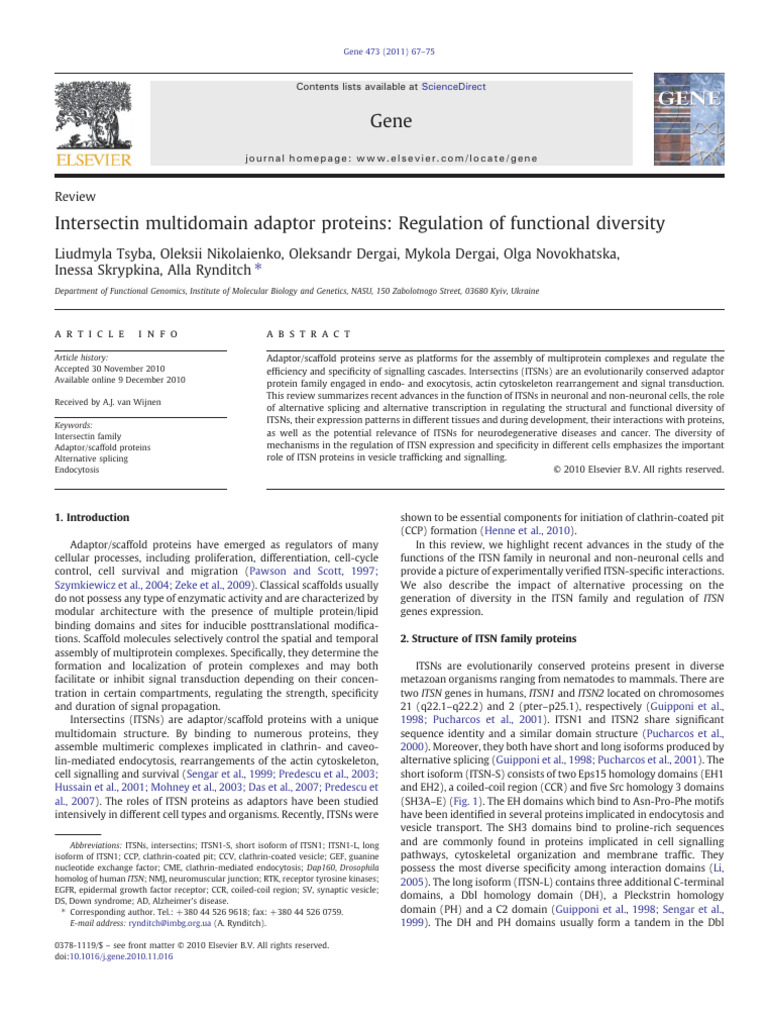 Paper 5 | PDF | Alternative Splicing | Cell Signaling