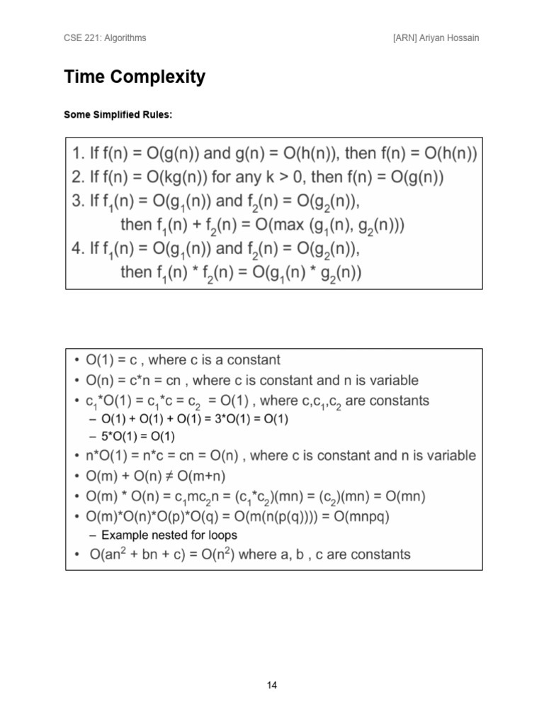 Chap 3 - Time Complexity | PDF | Recurrence Relation | Numerical Analysis Chap 3 - Time Complexity | PDF | Recurrence Relation | Numerical Analysis