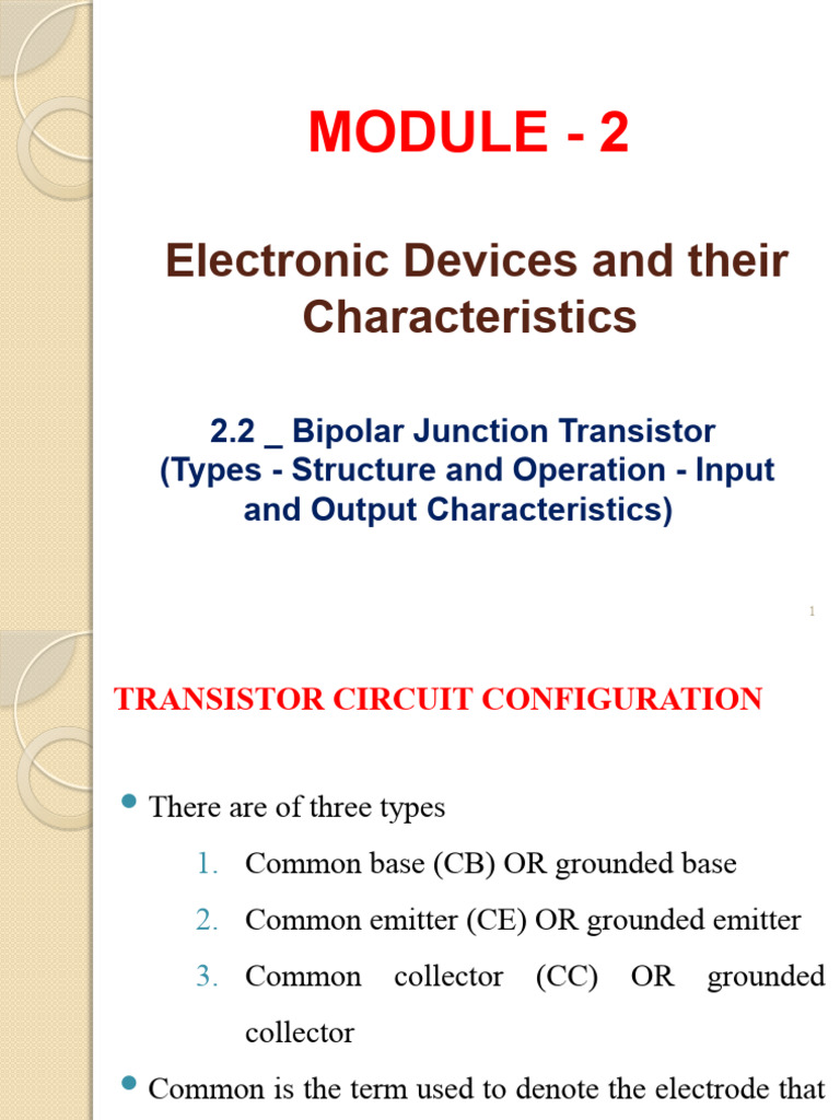 1.5 Bipolar Junction Transistor | PDF | Bipolar Junction Transistor ...