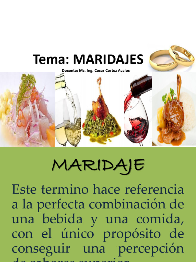 Guía de Maridajes de Vinos y Comidas | PDF | Mariscos | Cocina occidental