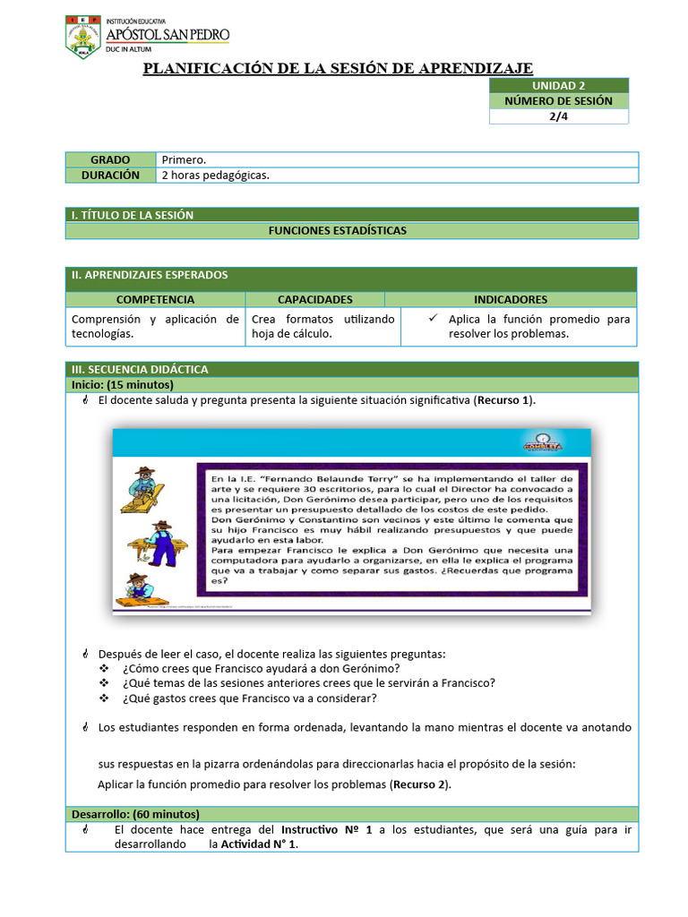 Planificaci Ó Ndelasesi Ó N de Aprendizaje | PDF | Modificación de comportamiento | Aprendizaje