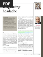 Red and Orange Flags For Secondary Headache (SNOOP 10) | PDF | Headache ...