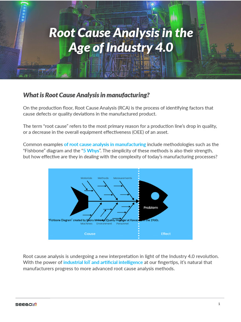 ROOT CAUSE ANALYSIS | Download Free PDF | Machine Learning | Information