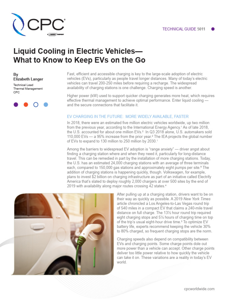CPC-Liquid-Cooling-in-Electric-Vehicles_0 | PDF | Battery Charger ...