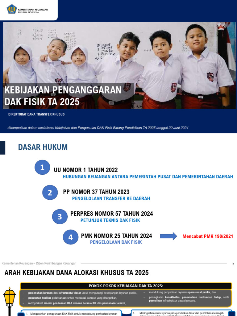 Juknis DAK Fisik 2025 untuk Pendidikan | PDF