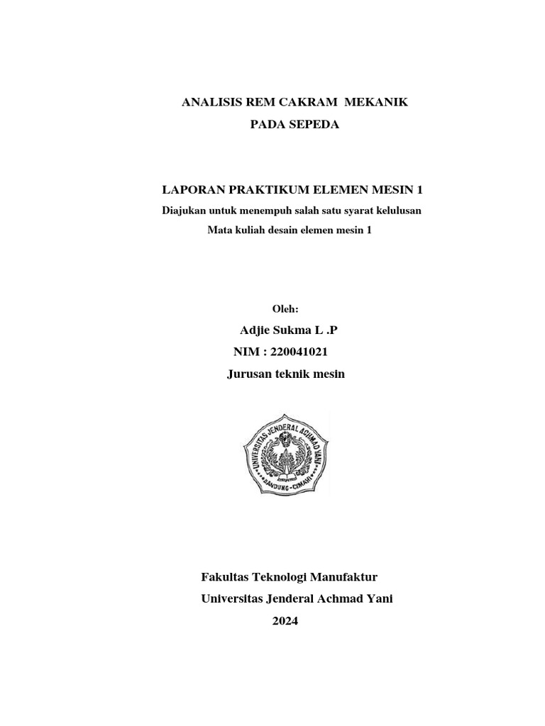 Laporan Elemen 1 | PDF