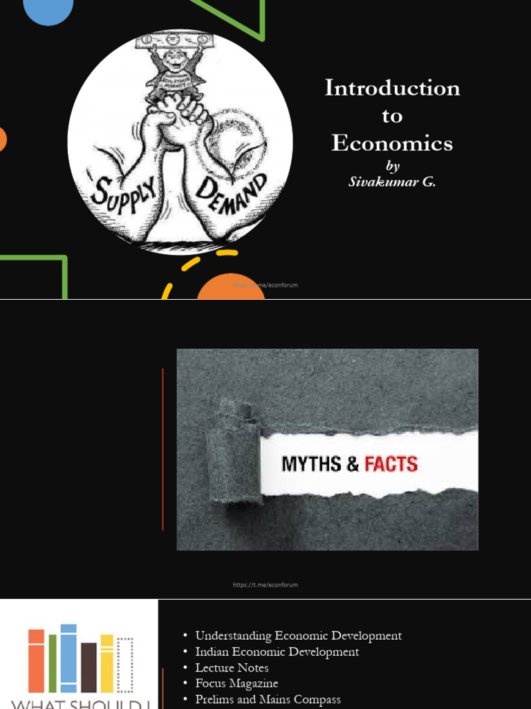 Introduction To Economics | PDF | Goods | Demand