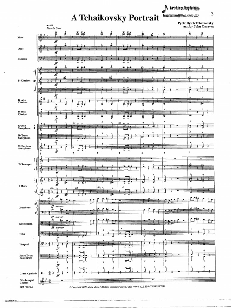 A Tchaikovsky Portrait_Score | PDF
