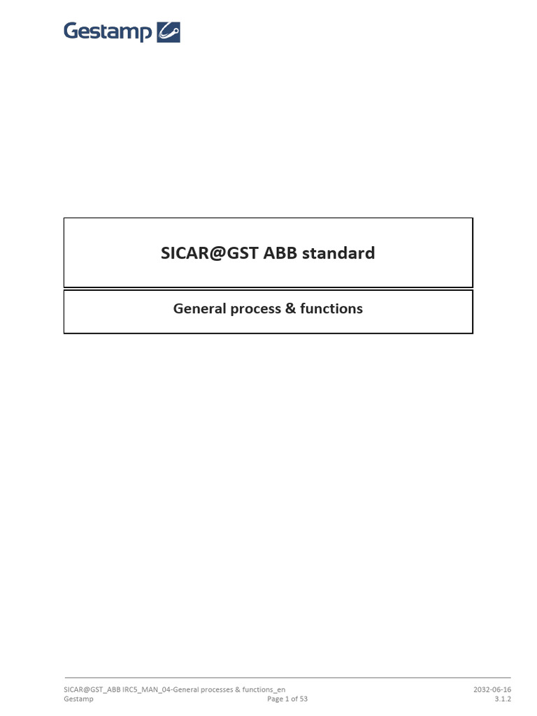 SICAR@GST - ABB IRC5 - MAN - 04-General Processes & Functions - en | PDF | Programmable Logic ...