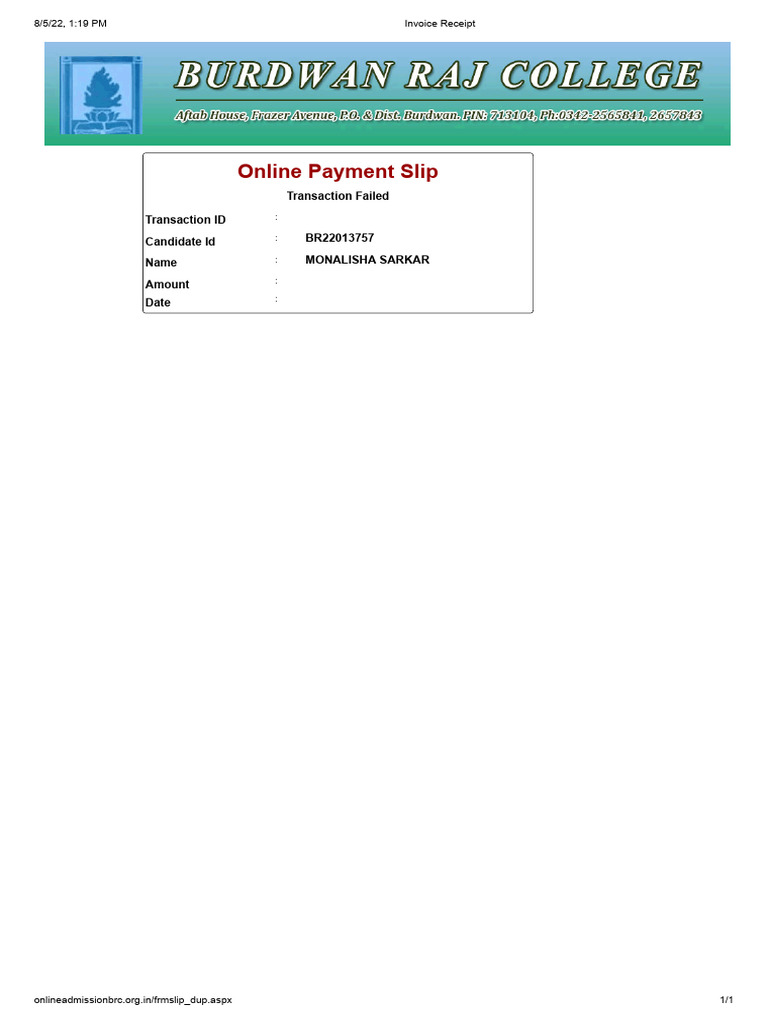 Brishti Raj Form 2 | PDF