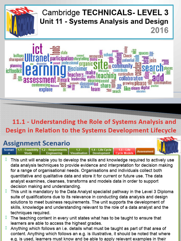 11.1 - Understand The Purpose and Stages of Data Analysis and Design | PDF | Software ...