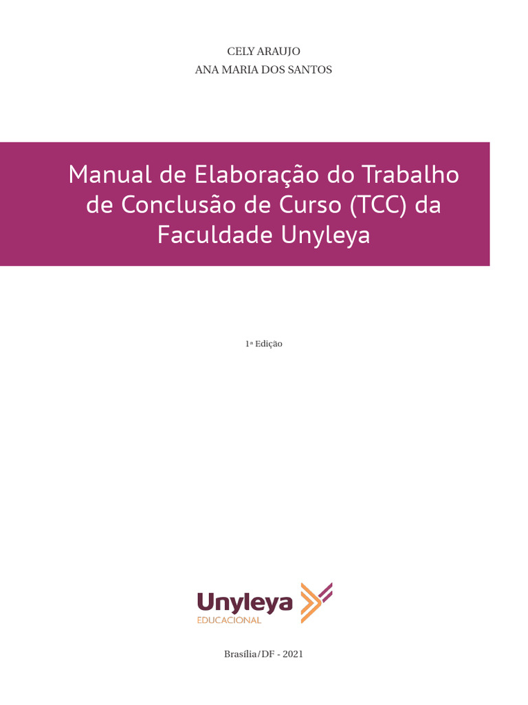 Manual Tcc Pdf Publicações Acadêmicas Abstract Resumo