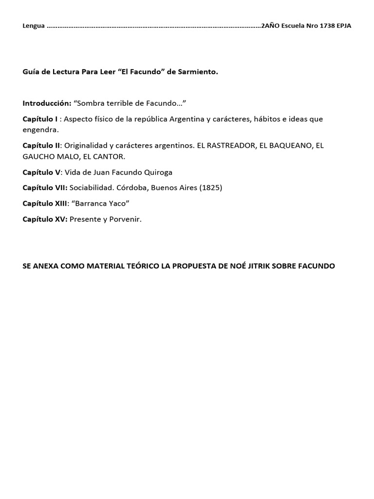 Facundo Guía y Jitrik | PDF | Verdad | Nación
