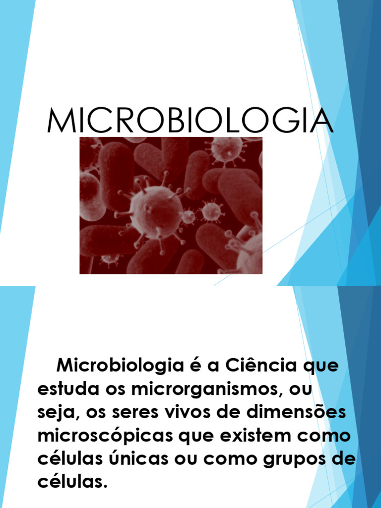 AULA 1 Microbiologia Introdução | PDF | Microbiologia | Célula (Biologia)