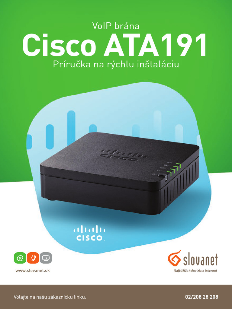 Navod Cisco Ata191 | PDF