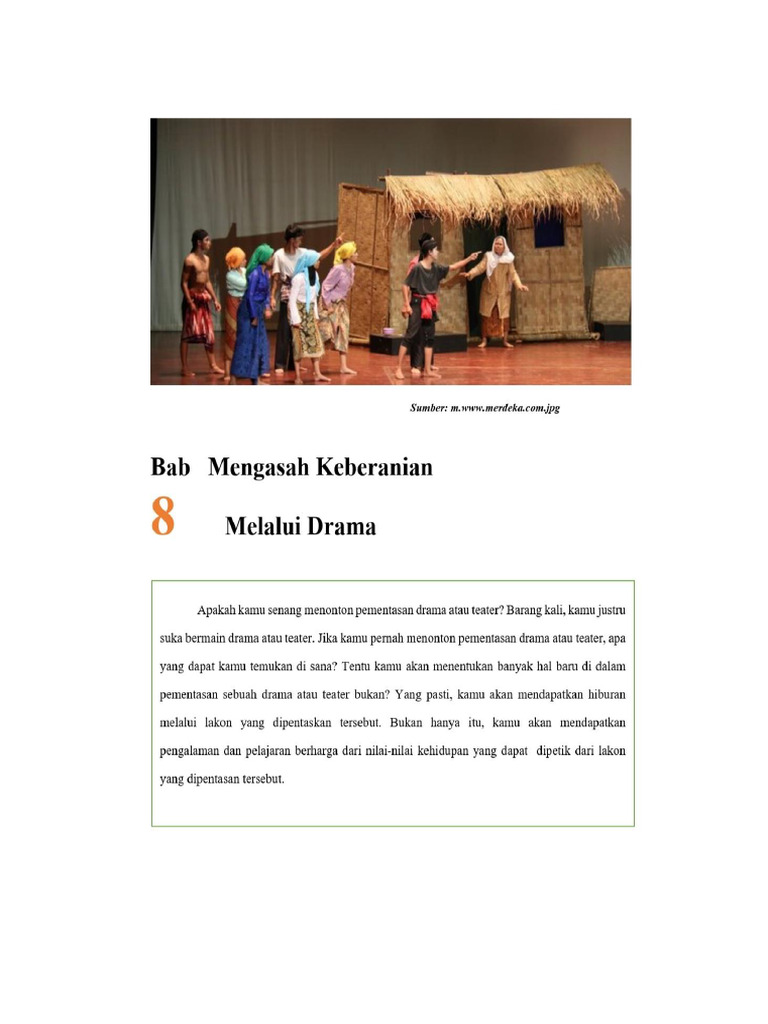 Anis Setiyawati - 196151014 - Kajian Buku Teks - Drama KLS 8 | PDF
