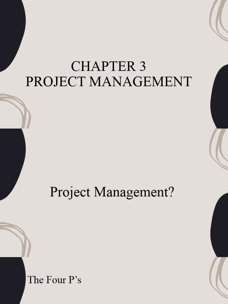 CSC577 - Chapter 3 - Project Management | PDF | Risk | Risk Management
