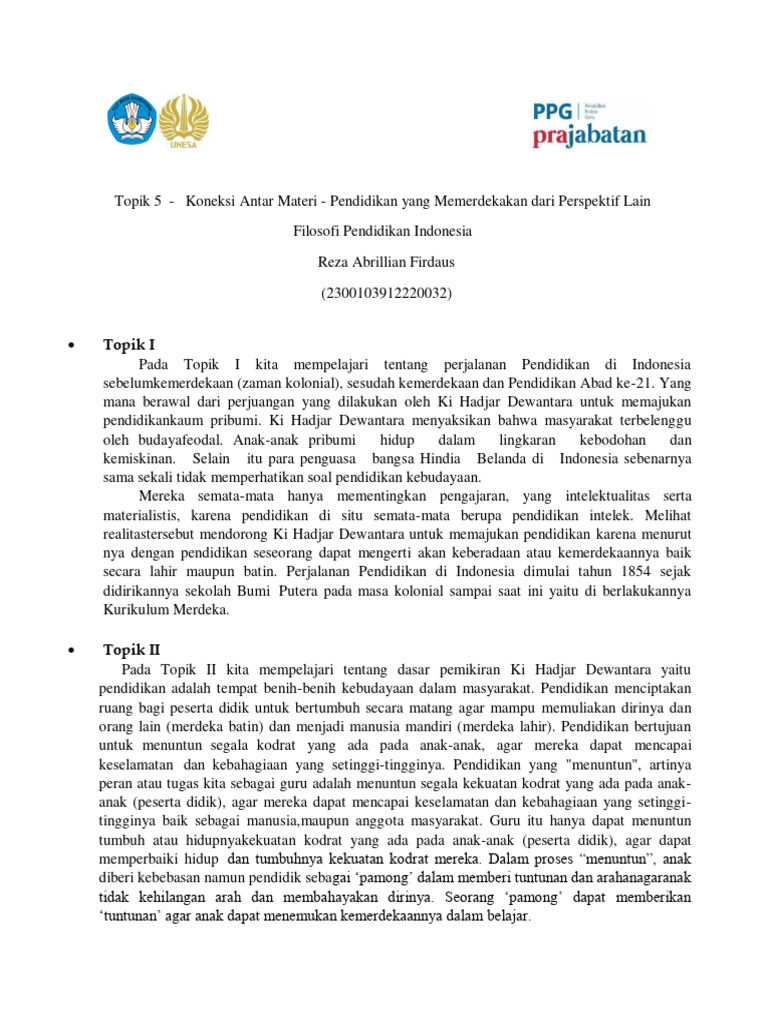 01.01.2-T5-7. Koneksi Antar Materi - Pendidikan Yang Memerdekakan Dari ...