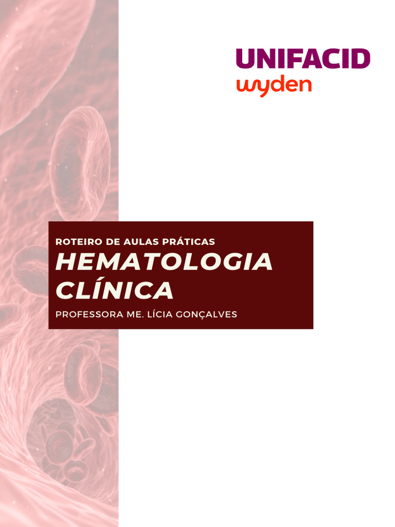 Roteiro Aulas PR Ticas Hematologia | PDF | Tecido (Biologia) | Vertebrados