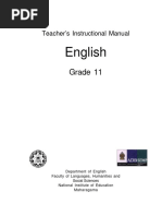 Grade 8 Teacher Guide For English | PDF | Curriculum | Teachers
