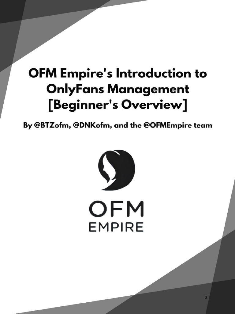 OFM Empire's Beginner's Guide For OFM | PDF | Social Media | Popular Culture & Media Studies