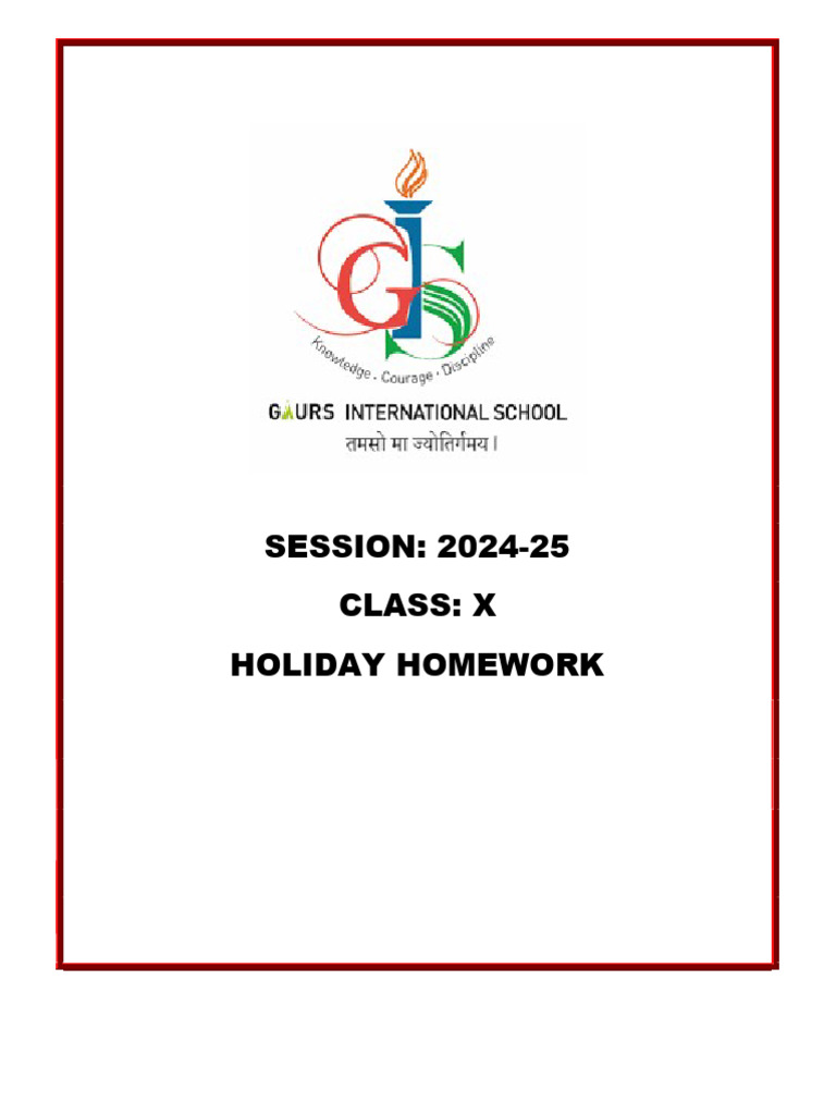 HHW Class 10 | PDF | Goods | Sustainability