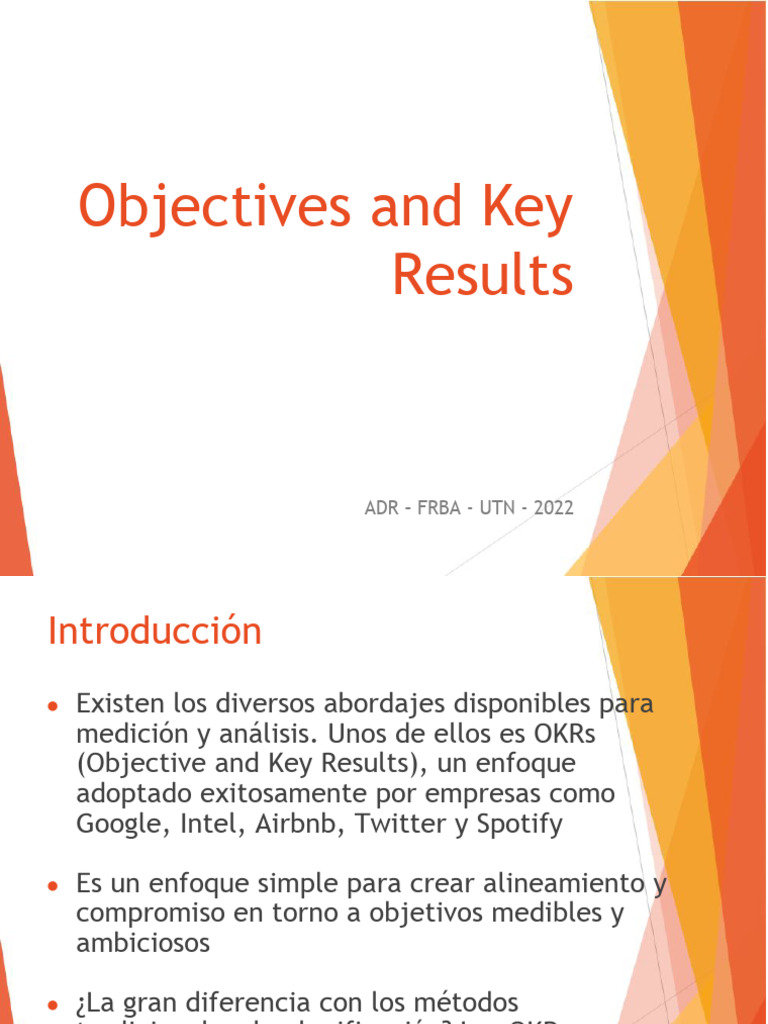 ADR - OKRs | PDF | Espacio X | Planificación