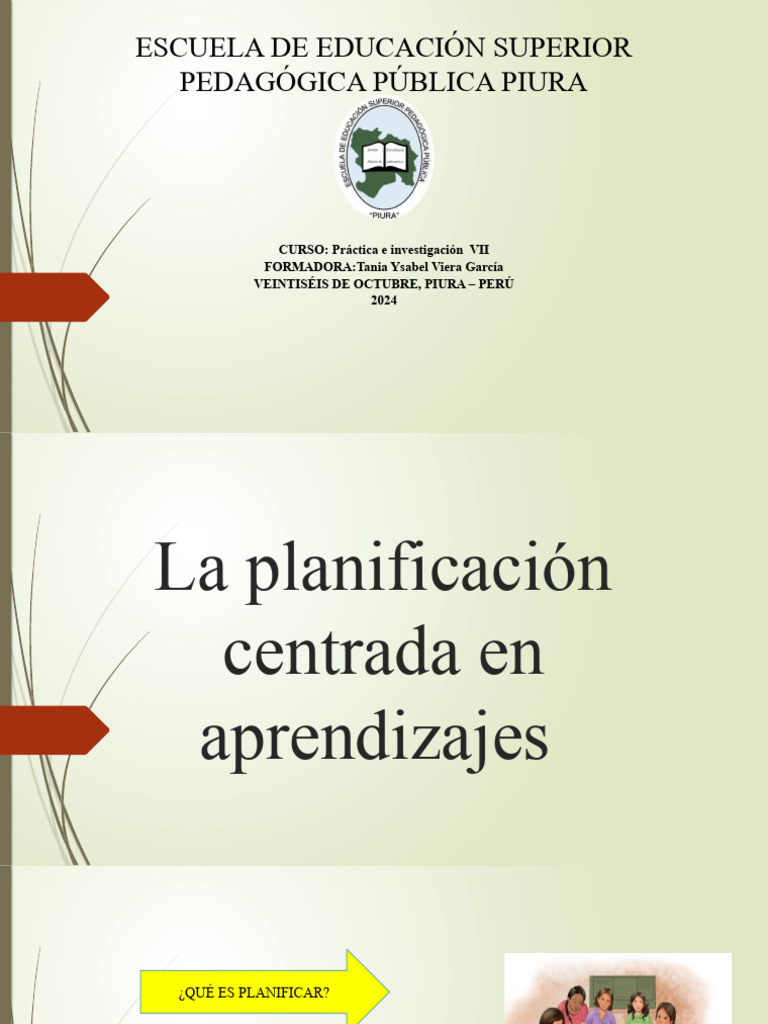 Planificacion Pdf Plan De Estudios Aprendizaje