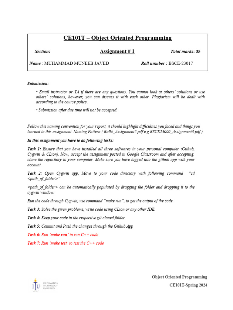 Assignment 1 | Download Free PDF | Euclidean Vector | Parameter (Computer Programming)