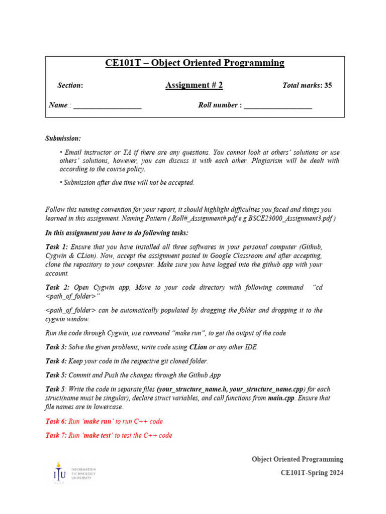assignment2 | Download Free PDF | Constructor (Object Oriented Programming) | Programming