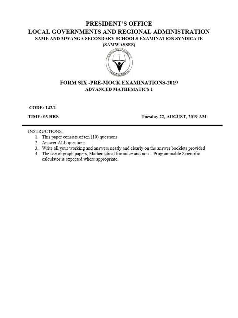 Adv Maths 01 Download Free Pdf Mathematical Objects Mathematical Analysis 
