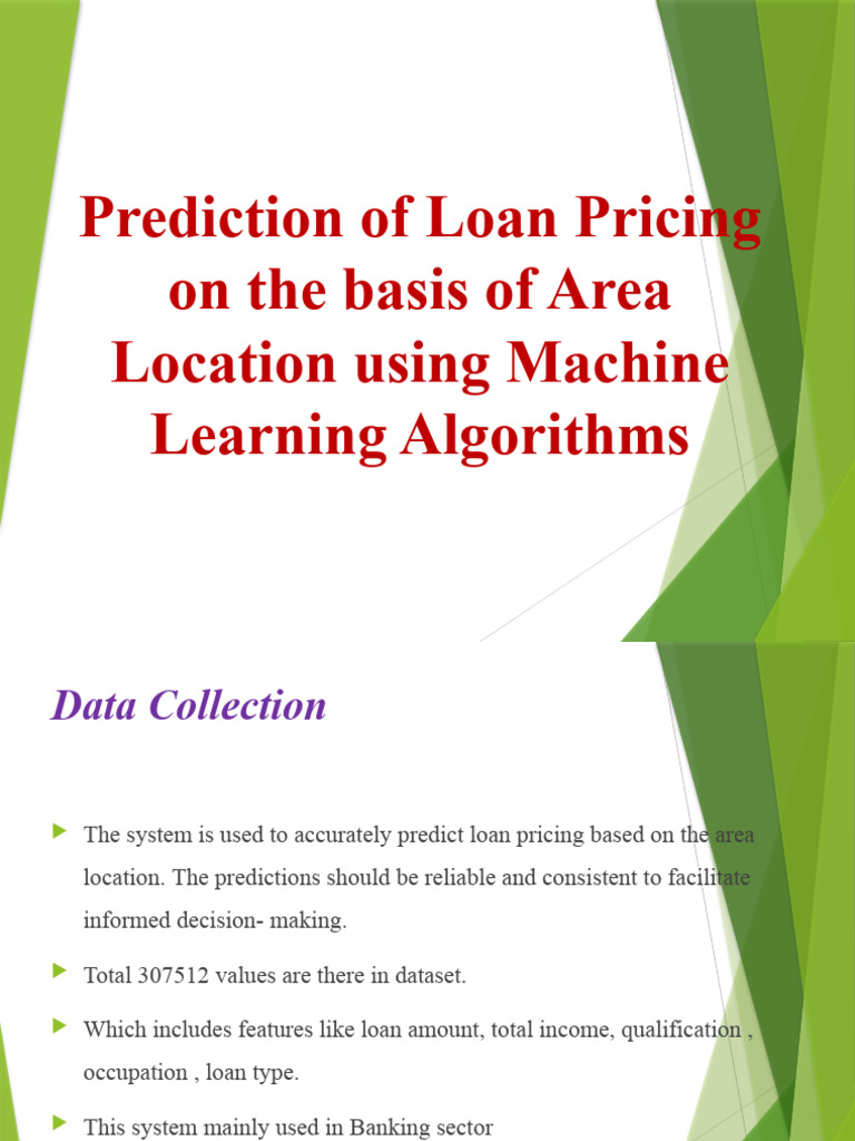 Loan Pricing SRS | PDF | Cross Validation (Statistics) | Machine Learning