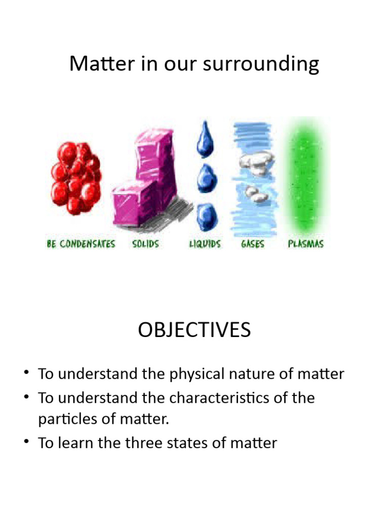 Understanding Matter and Its States | PDF