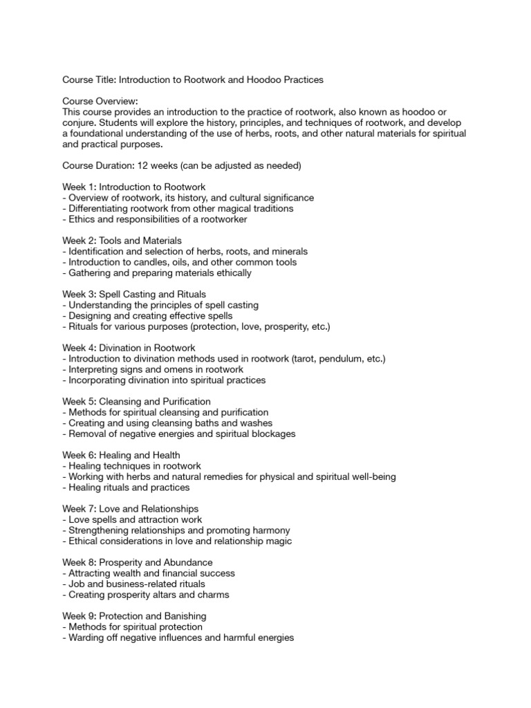 Introduction To Rootwork and Hoodoo Practices | PDF | Divination | Amulet
