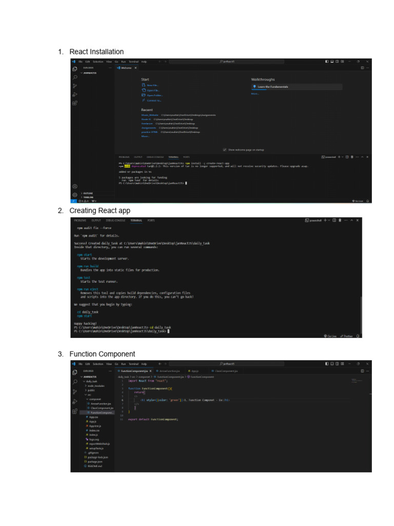 React First Task | PDF React First Task | PDF