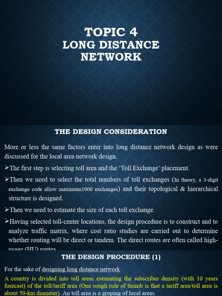 Presentation 4 | Download Free PDF | Long Distance Calling ...