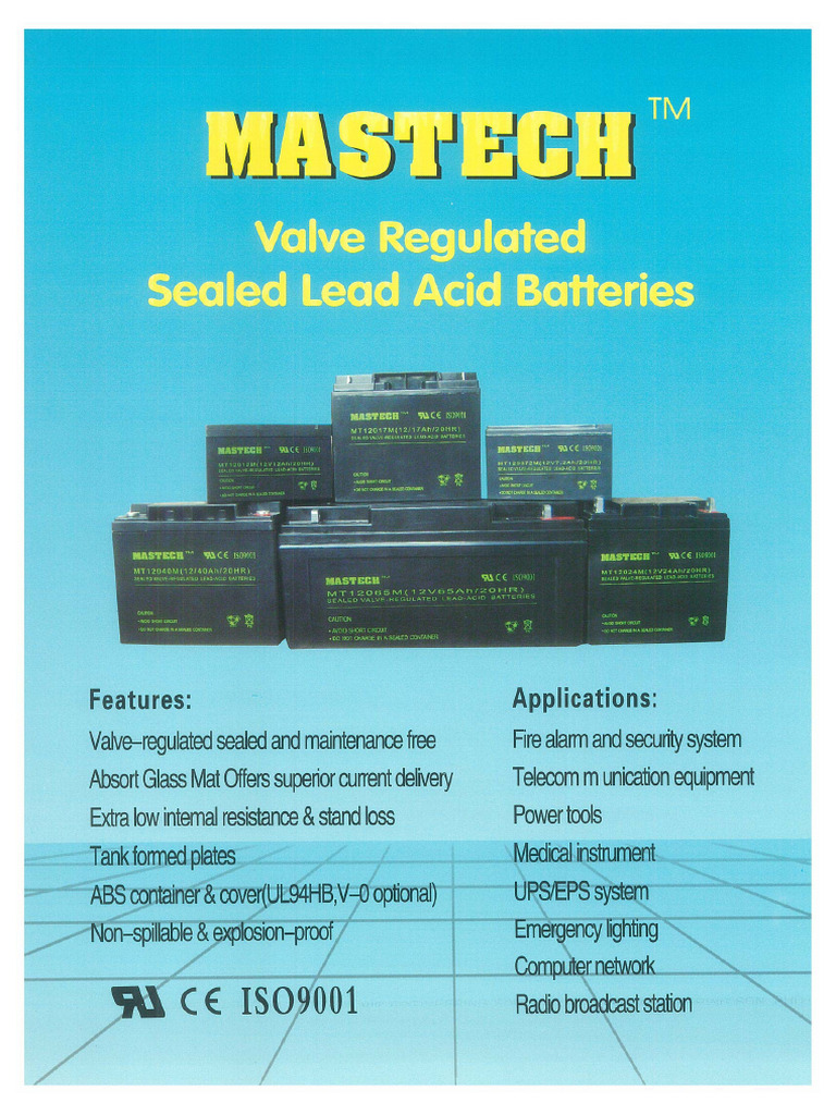 MASTECH SLA Battery | PDF