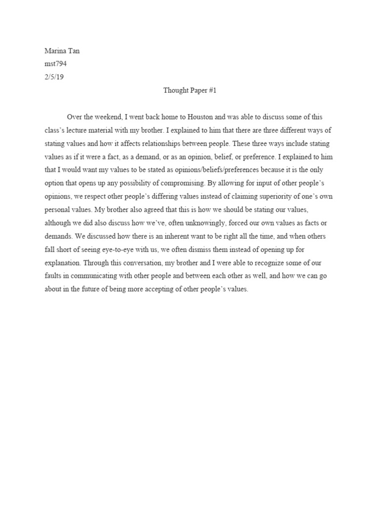Thought Paper 1 | PDF Thought Paper 1 | PDF